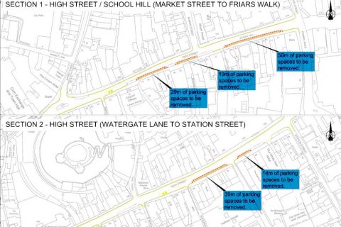 Lewes High Street to be "barriered" and on-street parking to be ...